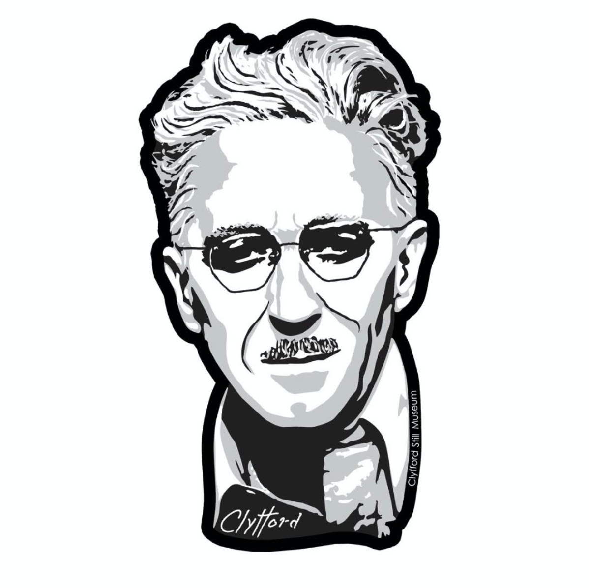 Clyfford Still Sticker – Clyfford Still Museum